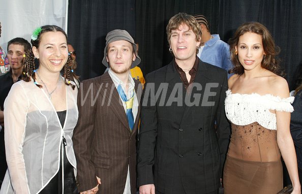 Moon Zappa Paul Doucette Rob Thomas and wife Marisol | WireImage ... Moon Zappa Paul Doucette Rob Thomas and wife Marisol | WireImage ...