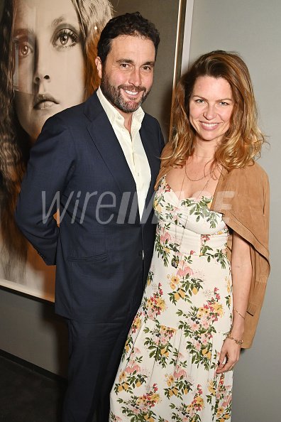 David Peacock And Gabriela Peacock Attend A Private View Of Avedon