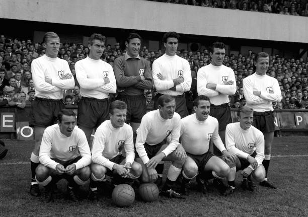 Sport. Football. Circa 1962. Tottenham Hotspur team photograph. Back ... Sport. Football. Circa 1962. Tottenham Hotspur team photograph. Back ...