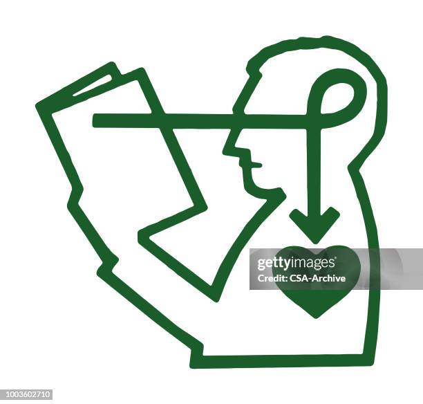 Man Reading High Res Vector Graphic Getty Images