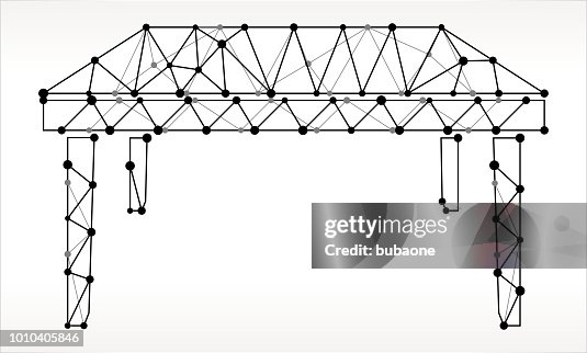 Square Table Triangle Node Black And White Pattern High Res Vector
