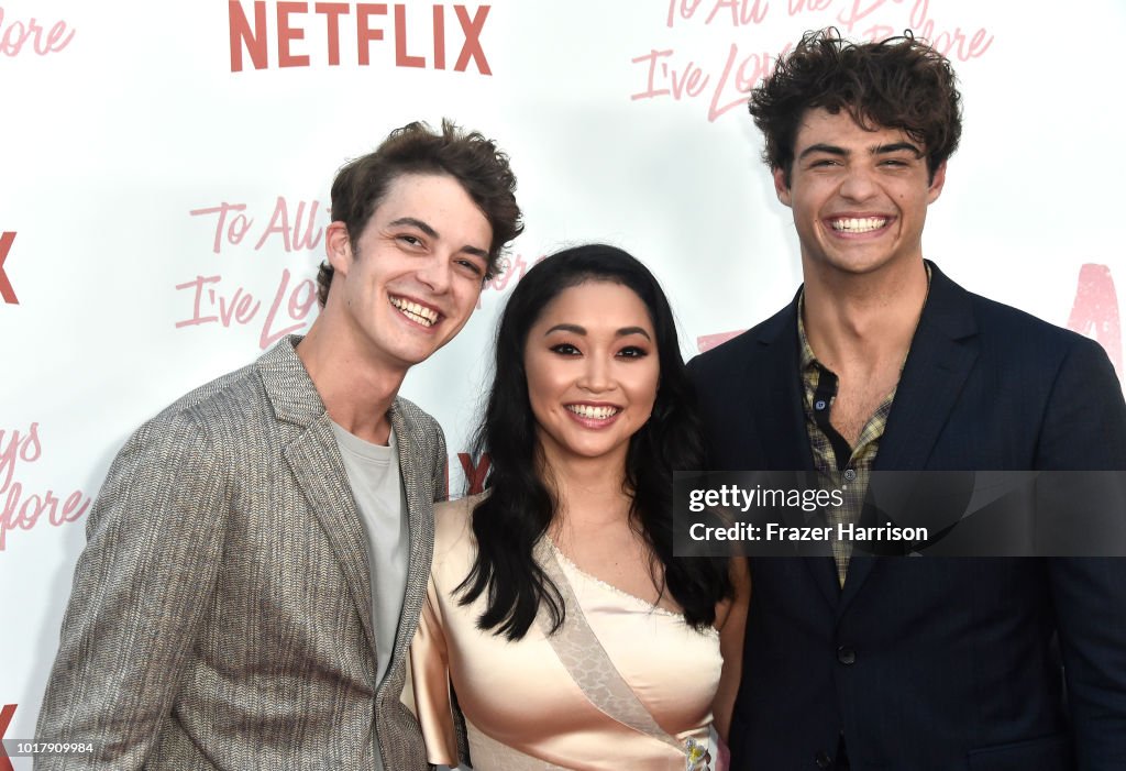 Israel Broussard Lana Condor Noah Centineo Attend The Screening Of