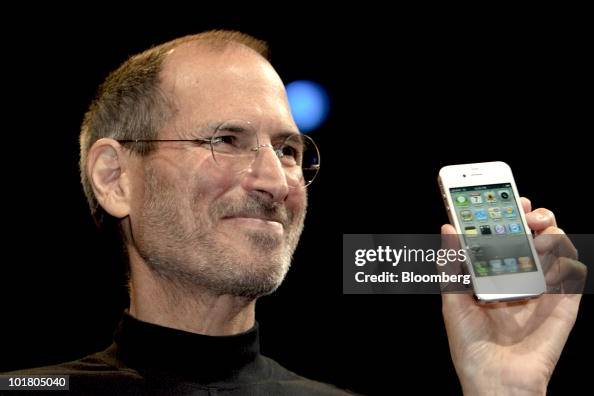 Steve Jobs Chief Executive Officer Of Apple Inc Unveils The Iphone