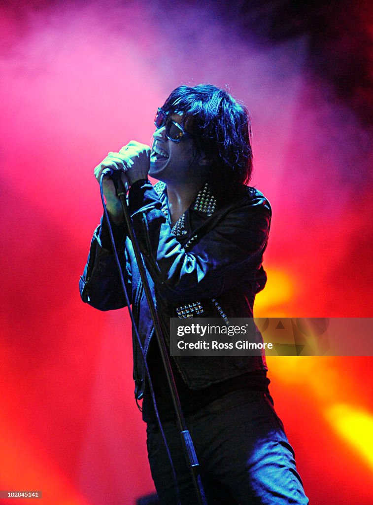 Julian Casablancas Of The Strokes Performs On Stage On The Last Day