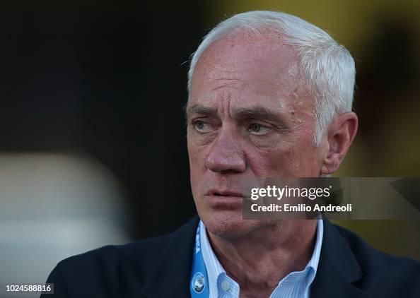 Atalanta Bc President Antonio Percassi Looks On Prior To The Uefa