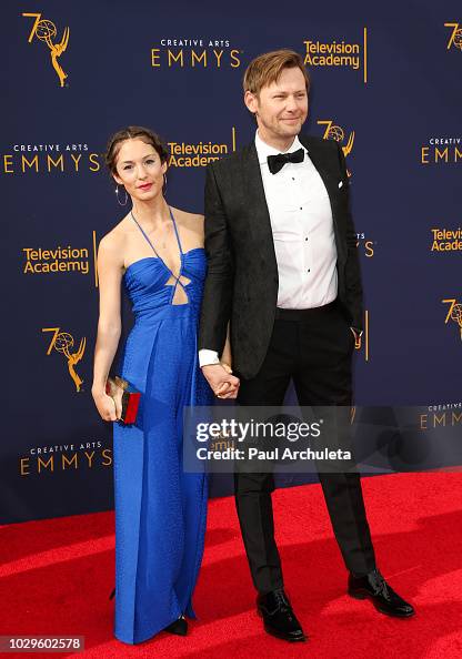 Actors Sophia Del Pizzo And Jimmi Simpson Attend The 2018 Creative