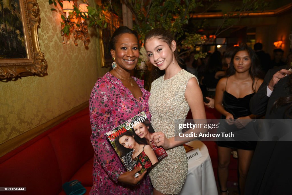 Nicole Avant And 2018 Modern Swan Carys Zeta Douglas Attend Town