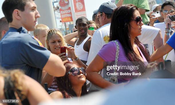 27 Nicole Snooki Polizzi Arrested In Seaside Heights July 30 2010 Stock