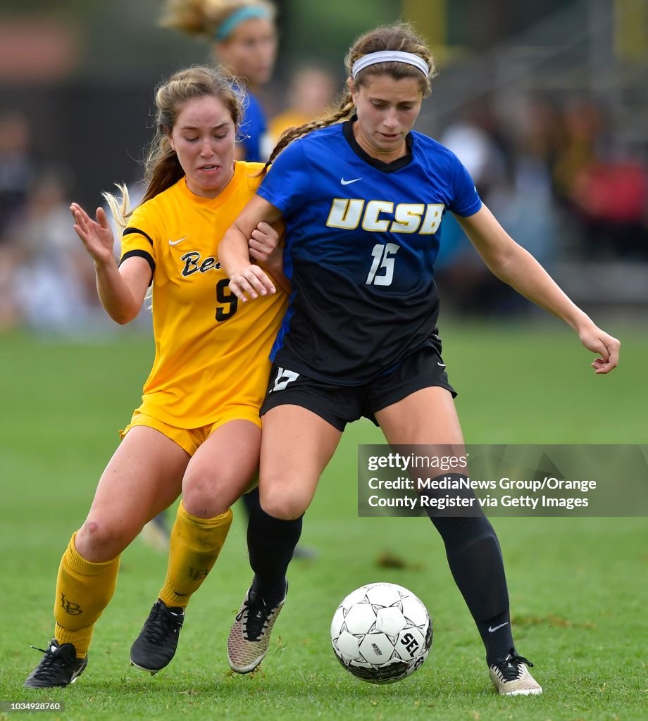 Ucsb’s Madeline Gibson Keeps Lbsu’s Dana Fujikuni From