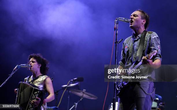 Arcade Fire Regine Chassagne Photos And Premium High Res Pictures