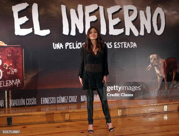 Elizabeth Cervantes During A Press Conference To Present The Movie El