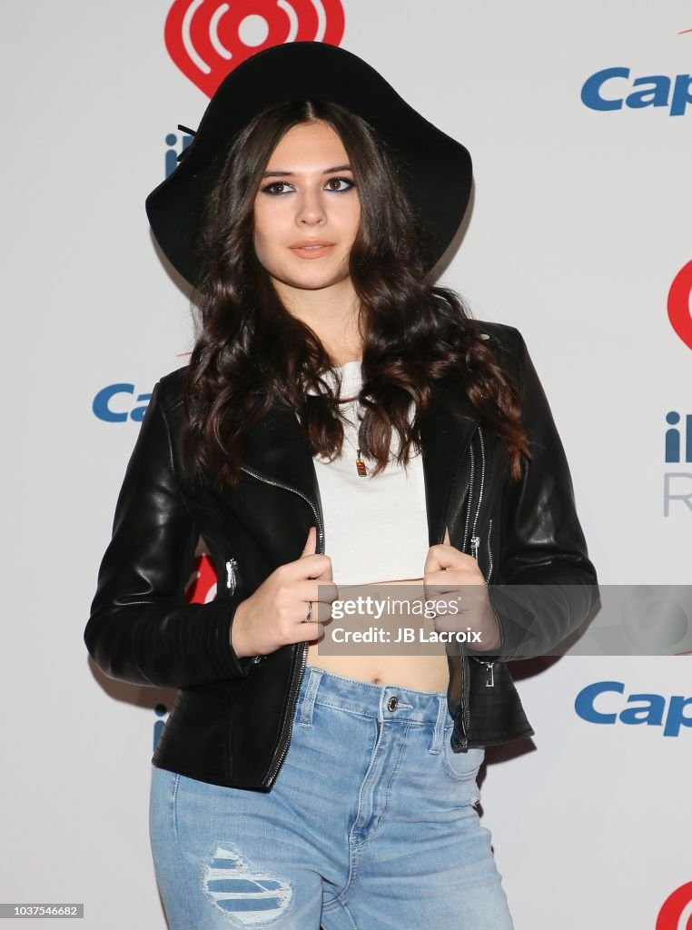 Nicole Maines Attends The 2018 Iheartradio Music Festival At T Mobile