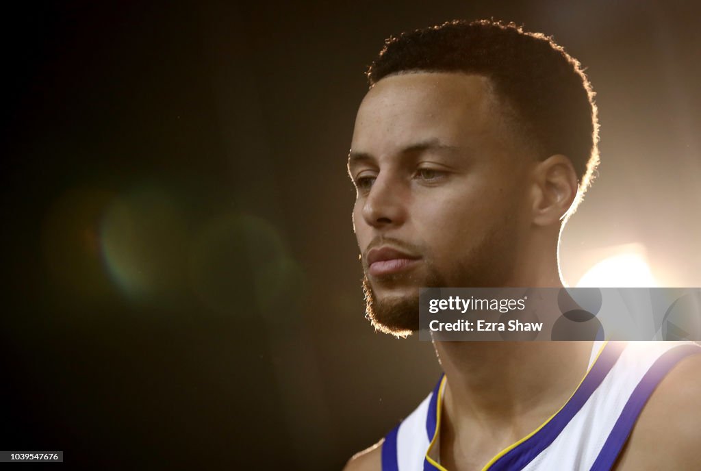 Stephen Curry Of The Golden State Warriors Poses For A Picture During News Photo Getty Images