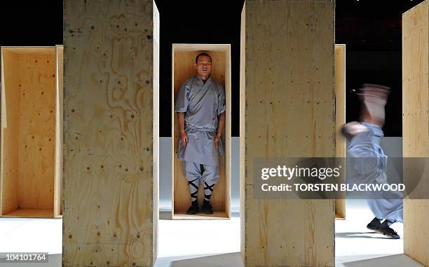 Shaolin Monks Perform In Sutra At The Sydney Opera House Photos And