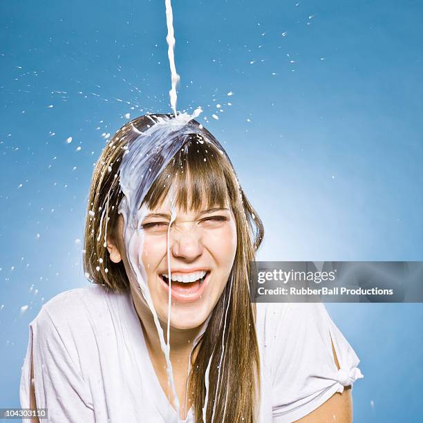 Milk Poured On Head Photos And Premium High Res Pictures Getty Images