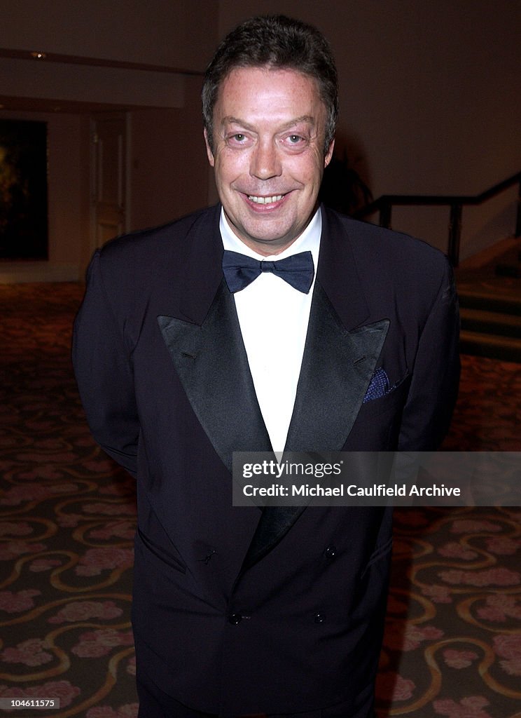 Actor Tim Curry Poses In The Lobby Prior To The Awards Presentation