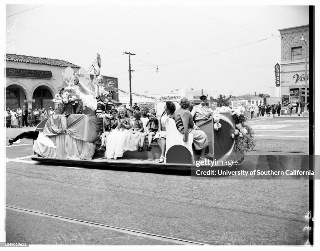 Beauty Contest Miss Surfestival June 24 1951 Joann Arnold Donna