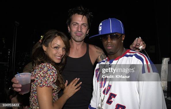 Tommy Lee And New Girlfriend Mayte With Sean P Diddy Combs Nachrichtenfoto Getty Images