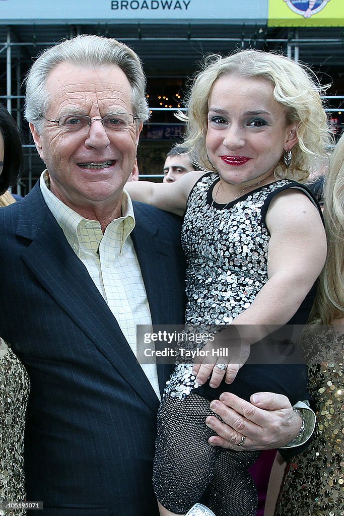 Jerry Springer And Sassy Cassee Attend The Jerry Springer Show 20th