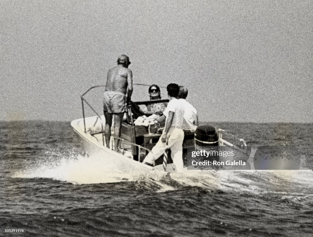 Jackie Kennedy Onassis And Aristotle Onassis During Jackie Kennedy