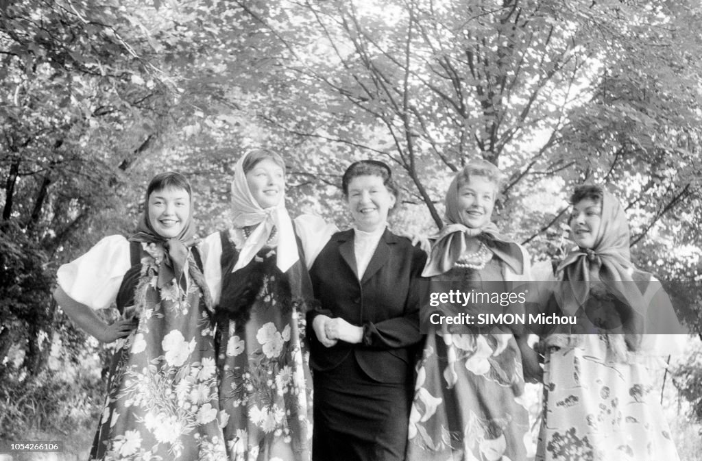 France Mai 1955 Lactrice Française Marina Vlady Est La Star La