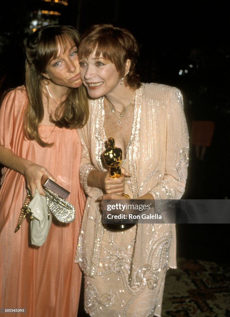 Shirley Maclaine And Daughter Sachi Parker During 56th Annual Academy