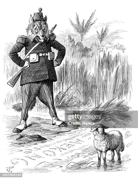 Wolf And Sheep Cartoon Photos And Premium High Res Pictures Getty Images
