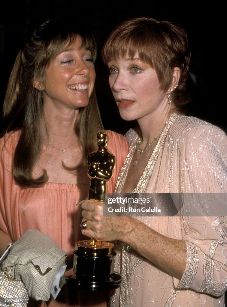 Shirley Maclaine And Daughter Sachi Parker During 56th Annual Academy