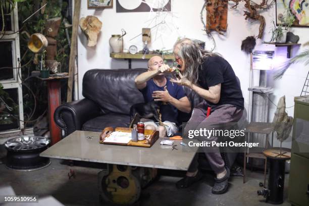 Father Son Smoking Photos And Premium High Res Pictures Getty Images