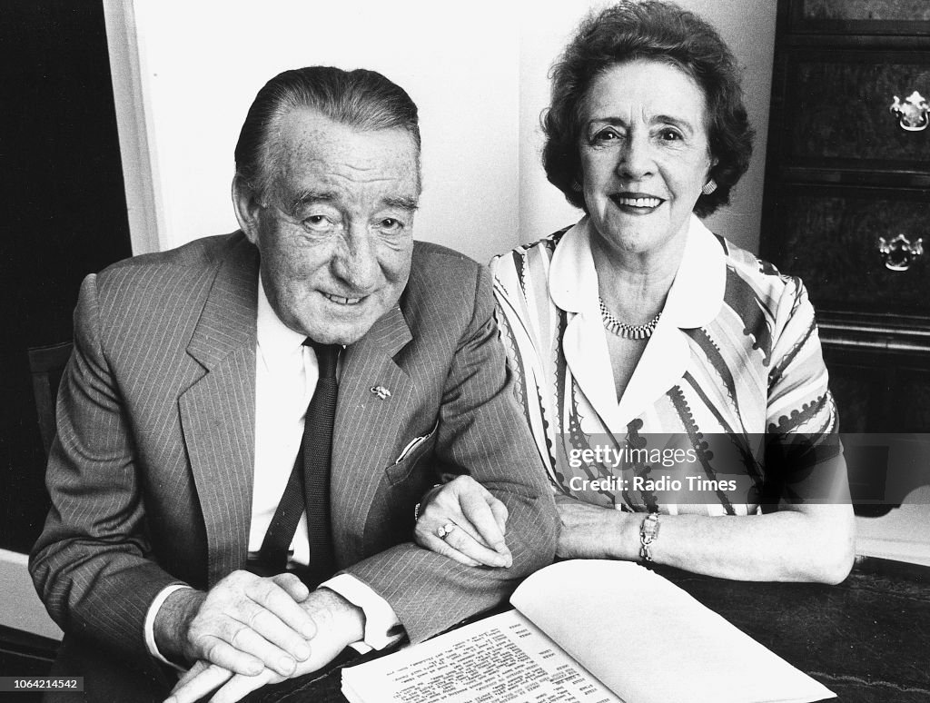 Portrait Of Actor Wilfred Pickles And His Wife Mabel Reading A News