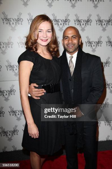 Heather Burns And Ajay Naidu Attend The Opening Night Of Will Enos