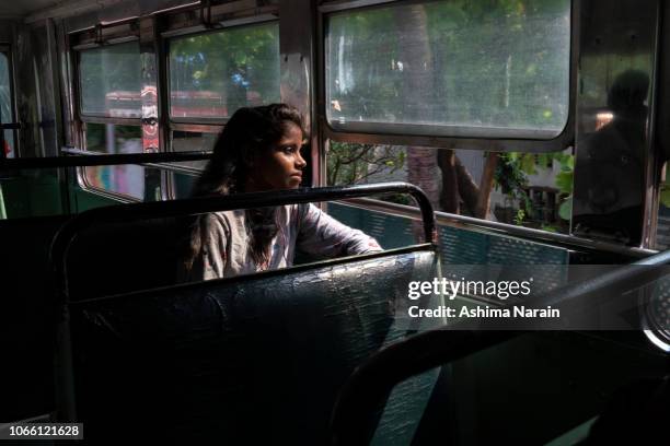 Indian Girl Bus Photos And Premium High Res Pictures Getty Images