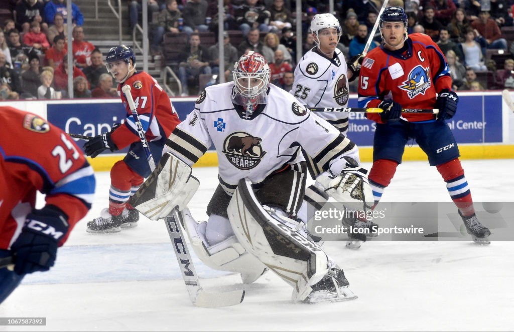 Hershey Bears Goalie Ilya Samsonov Comes Out Of The Goal Crease To News Photo Getty Images