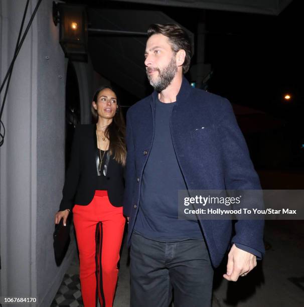 215 Jordana Brewster And Andrew Form Photos And High Res Pictures Getty