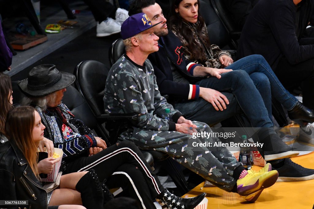 Musician Flea Of Red Hot Chili Peppers Attends A Basketball Game News Photo Getty Images