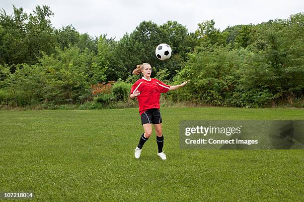 Girl Soccer Alone Photos And Premium High Res Pictures Getty Images