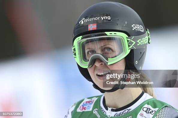 Kristine Gjelsten Haugen of Norway during the first run of AUDI FIS ... Kristine Gjelsten Haugen of Norway during the first run of AUDI FIS ...