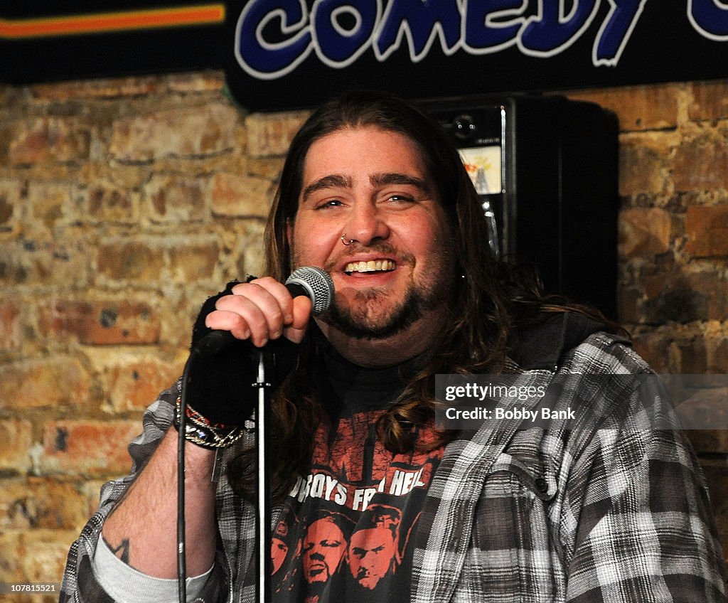 Comedian Big Jay Oakerson performs at The Stress Factory Comedy Club ... Comedian Big Jay Oakerson performs at The Stress Factory Comedy Club ...
