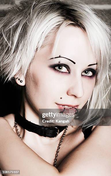Pierced Lips Photos And Premium High Res Pictures Getty Images