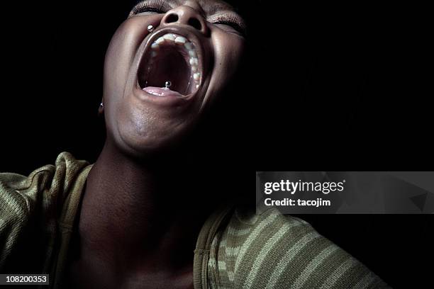 Angry Black Woman Yelling Photos And Premium High Res Pictures Getty