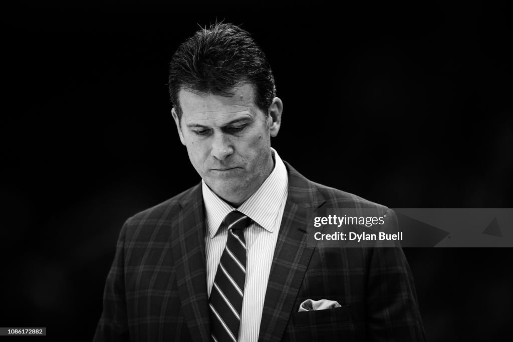 . Head coach Steve Alford of the UCLA Bruins reacts in the first half ... . Head coach Steve Alford of the UCLA Bruins reacts in the first half ...
