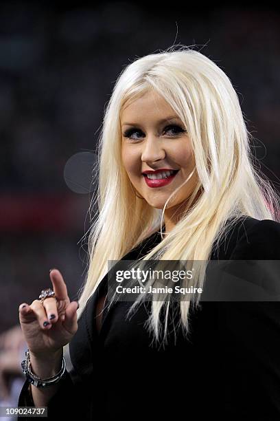 Christina Aguilera Super Bowl Photos And Premium High Res Pictures