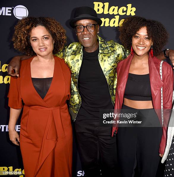 Bridgid Coulter Don Cheadle And Imani Cheadle Arrive At The Premiere