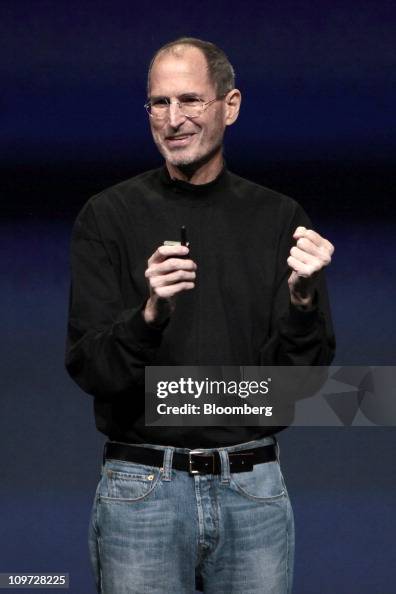 Steve Jobs Chief Executive Officer Of Apple Inc Introduces The