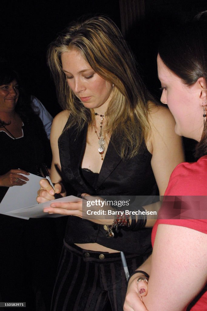 Alice Peacock Signing Autographs During Alice Peacock Performs At A