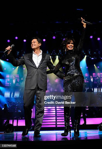 Donny Osmond And Marie Osmond Celebrate 500 Shows At The Flamingo