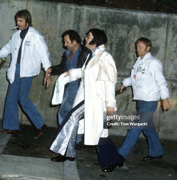 Elvis Presley Arrives At Hotel After Concert March 17 1976 Photos And