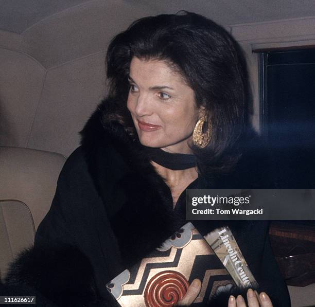 Jackie Onassis At Metropolitan Opera House Fotografías E Imágenes De