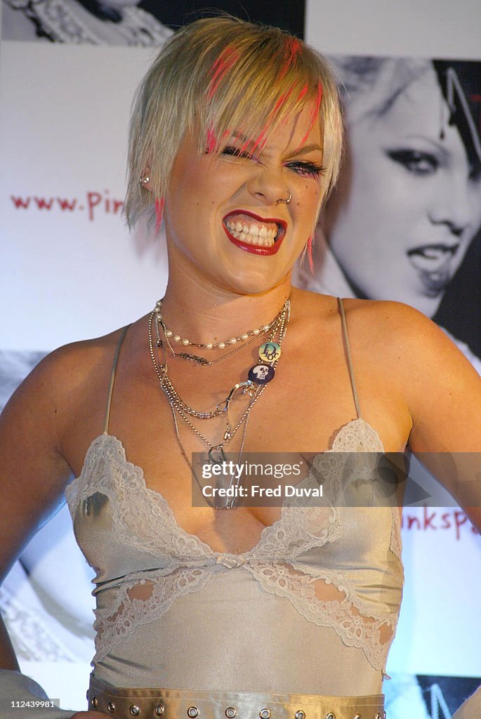 Pink during Pink Promotes Her New Album Pink during Pink Promotes Her New Album