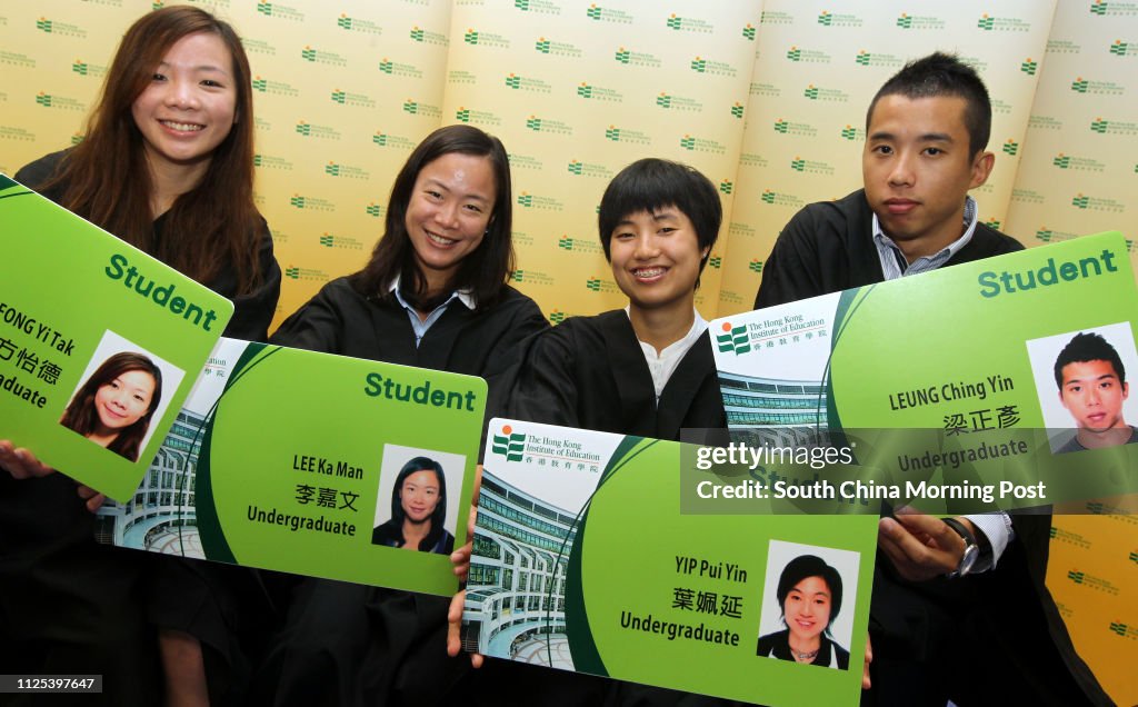 Athletes Fong Yi Tak Lee Ka Man Yip Pui Yin Leung Ching Yin Pose